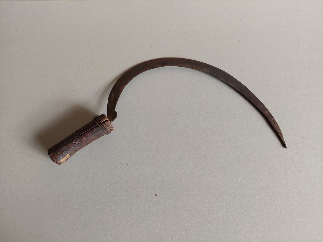 Rare Antique Primitive Old Sickle Wooden Holder Farm Tool 19th. - Etsy