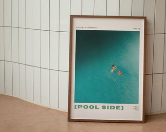 Retro Pool Art - Etsy