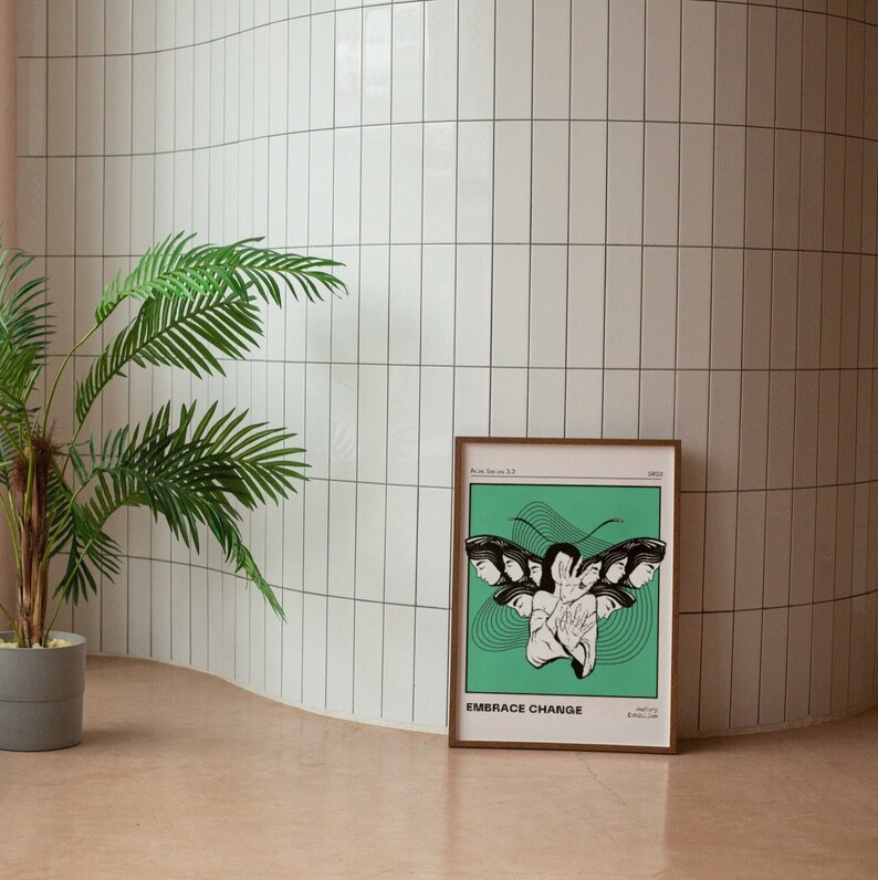 Change Wall Print Digital Download Print Retro Wall Decor - Etsy