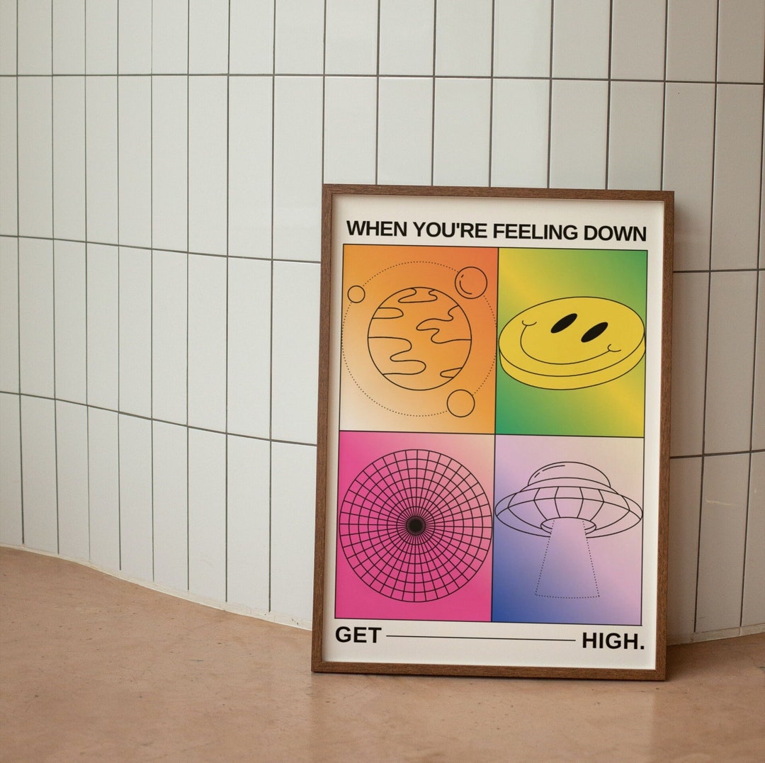 Get High Wall Print, Digital Download Print, Retro Wall Decor, Large ...