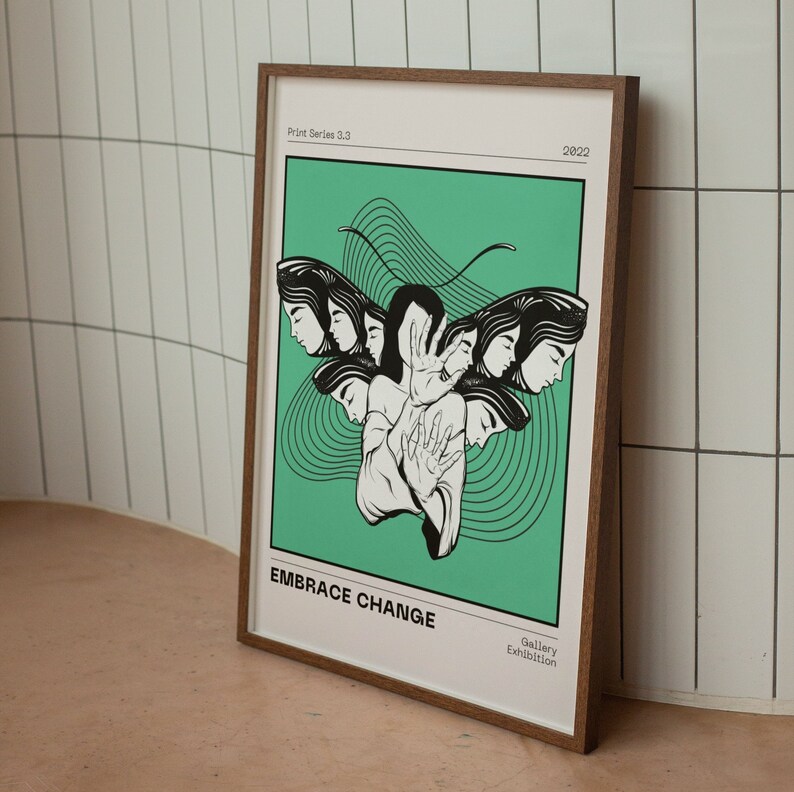 Change Wall Print Digital Download Print Retro Wall Decor - Etsy