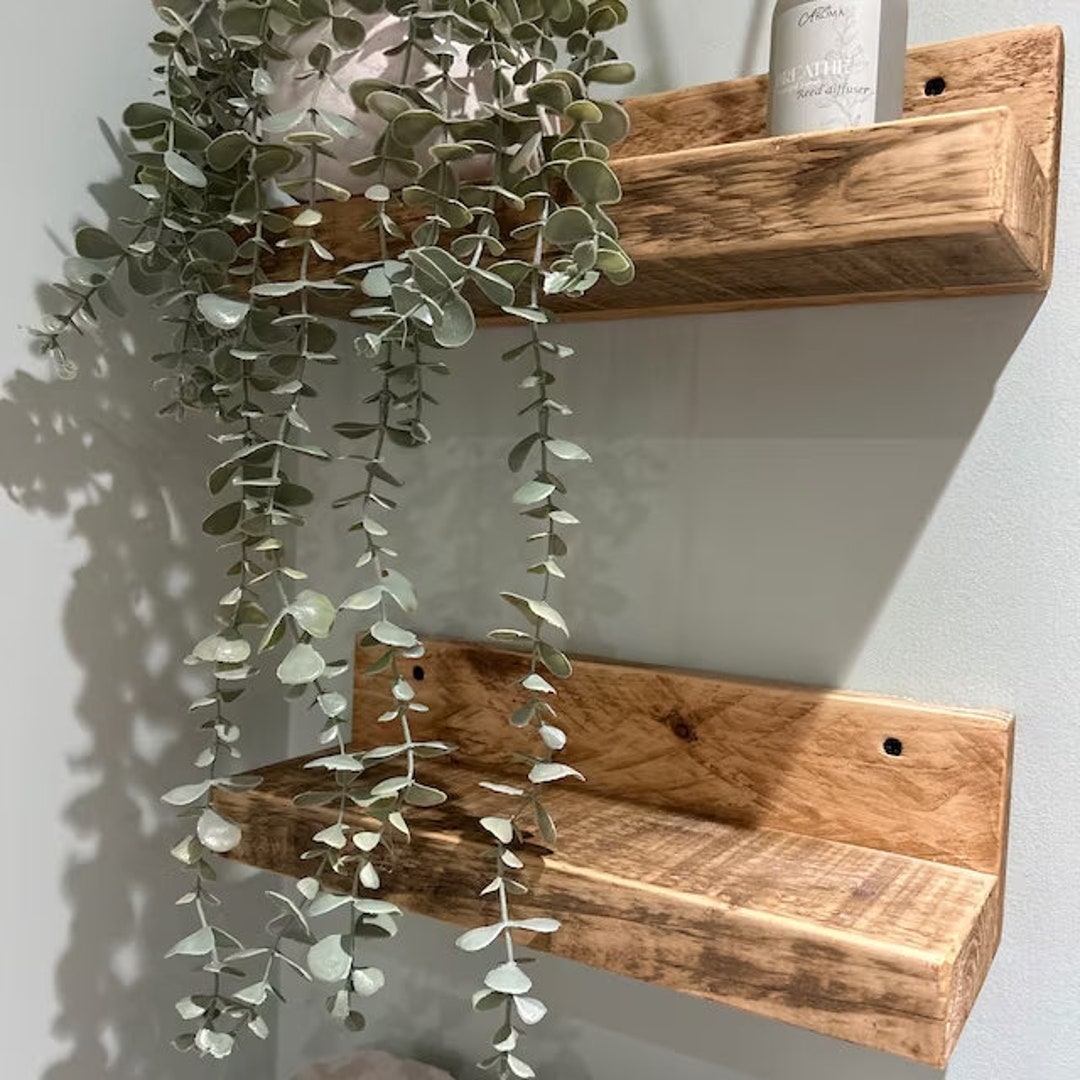 Handmade Chunky Floating Shelves, Shelving, Rustic Shelves - Etsy UK
