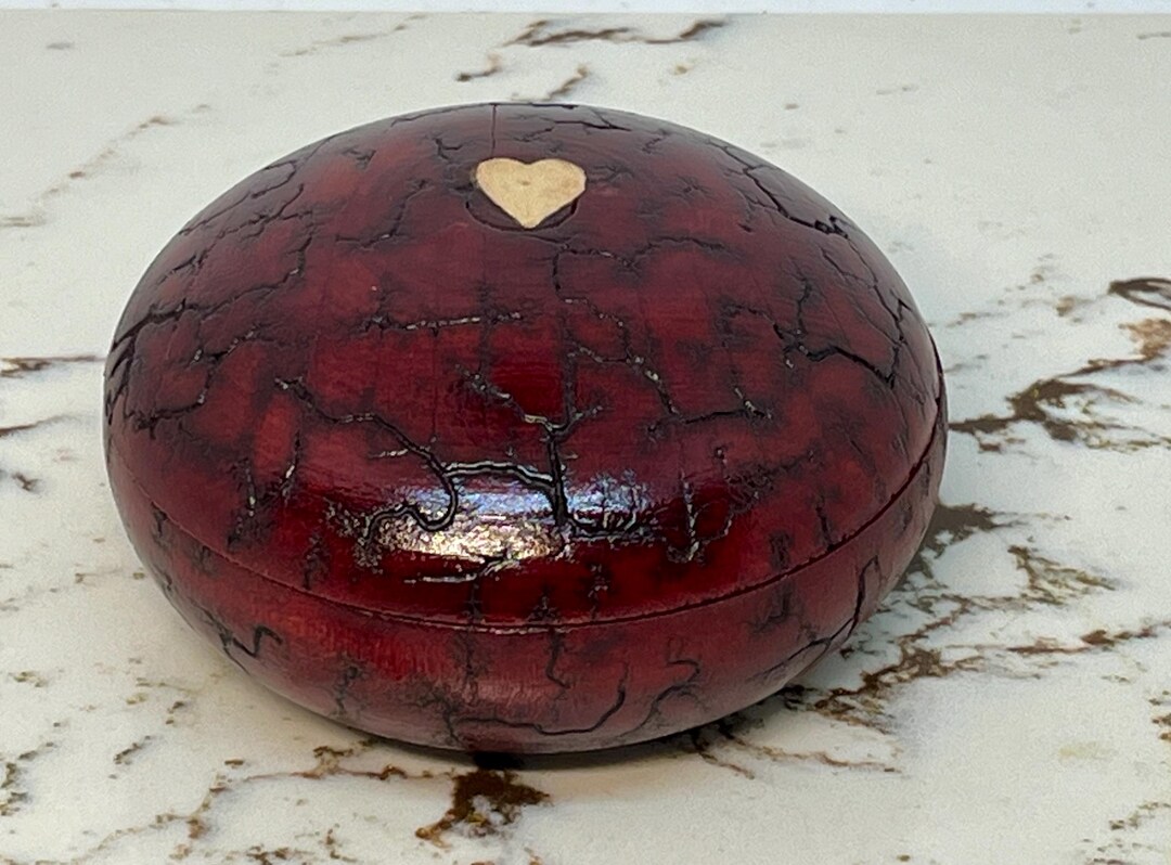 Holly Wood Ruby Red Box - Etsy