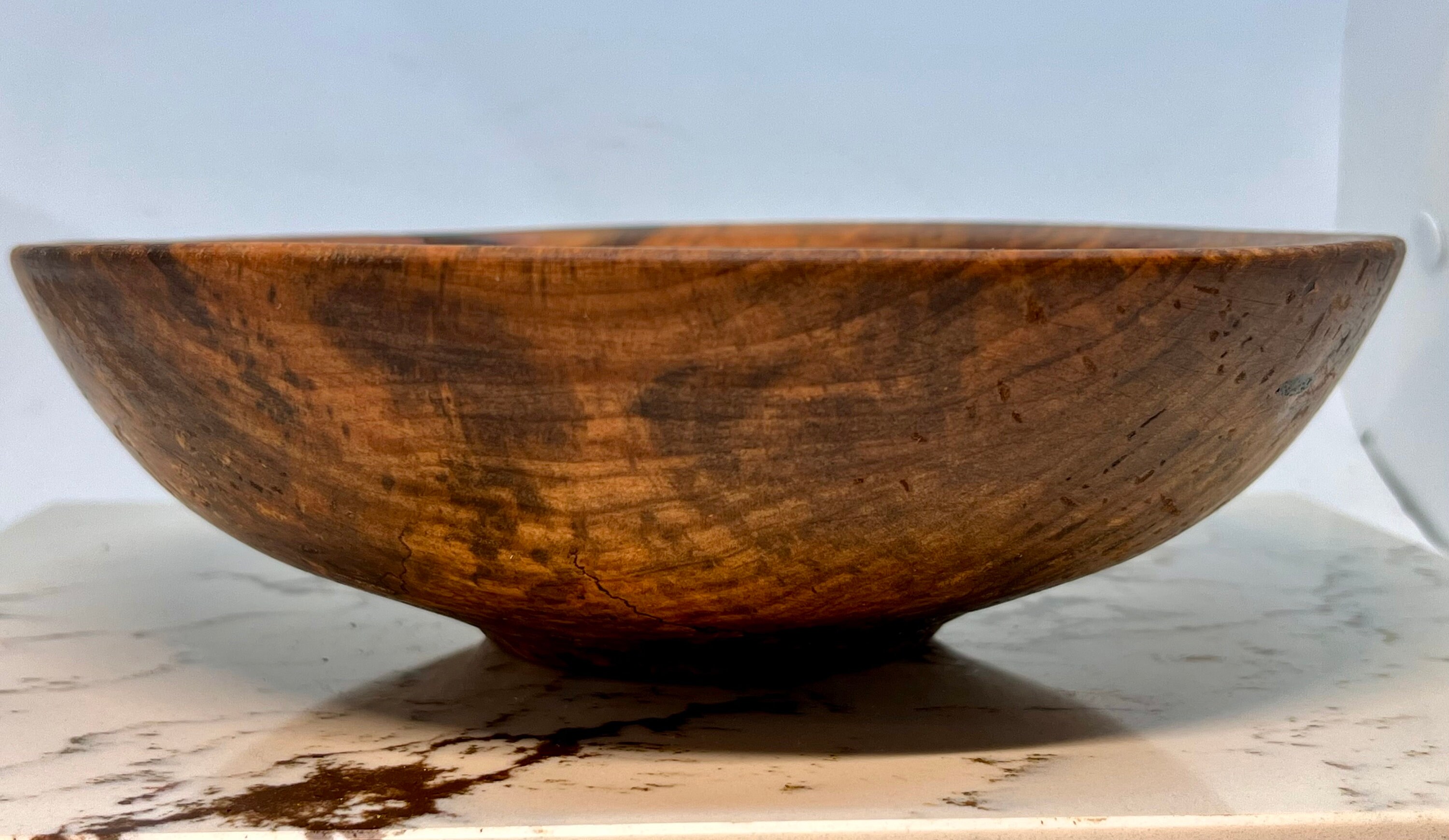 Hand Turned Wood Bowl: Tiger Stripe Spalted Salad Bowl - Etsy