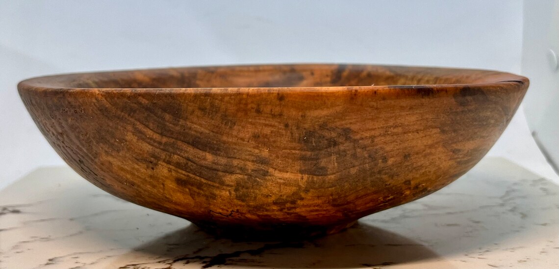 Hand Turned Wood Bowl: Tiger Stripe Spalted Salad Bowl - Etsy