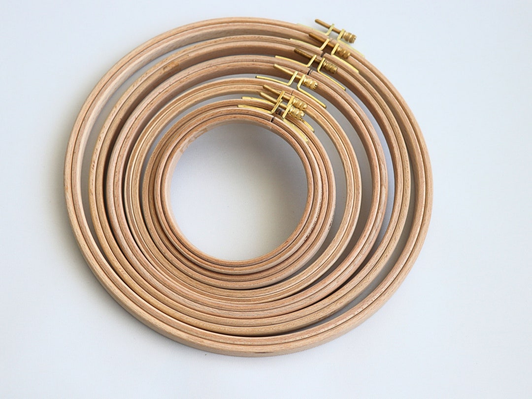 Wood Embroidery Frame, Embroidery Ring, Beechwood Embroidery Hoop ...