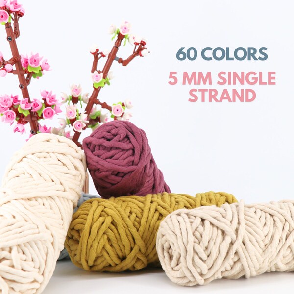 Macrame Cord 5mm - Etsy