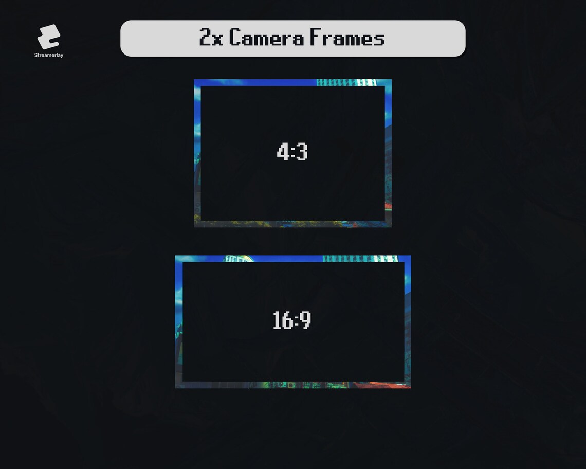 Animated Anime City Complete Stream Overlay Package | Twitch Bundle ...