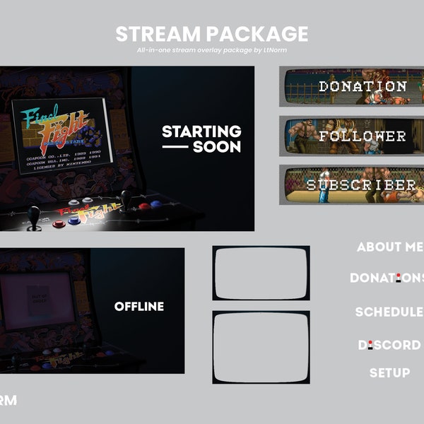 Arcade Twitch Overlay - Etsy