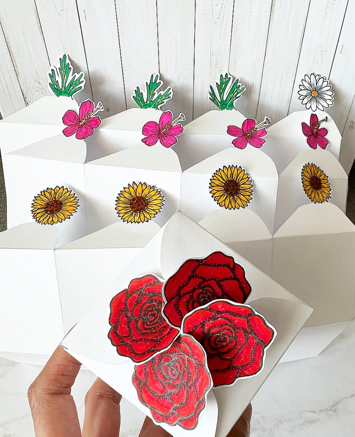 Printable Paper Gift Box, DIY Paper Box, PDF Box, Gift Box, Mother's ...