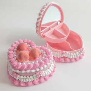Peach Please Cake Jewellery Box - Etsy