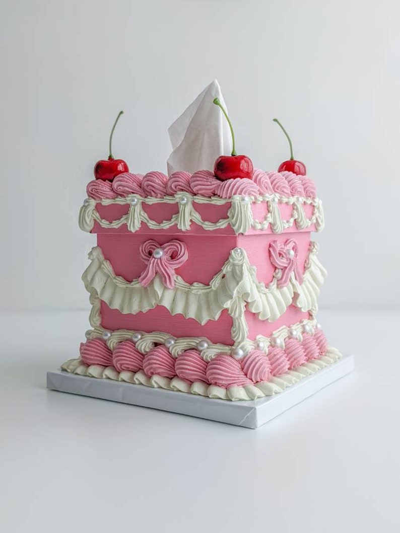 Cake Tissue Box Holder - Etsy