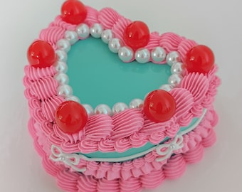 Pink Cherry Cake Jewellery Box - Etsy