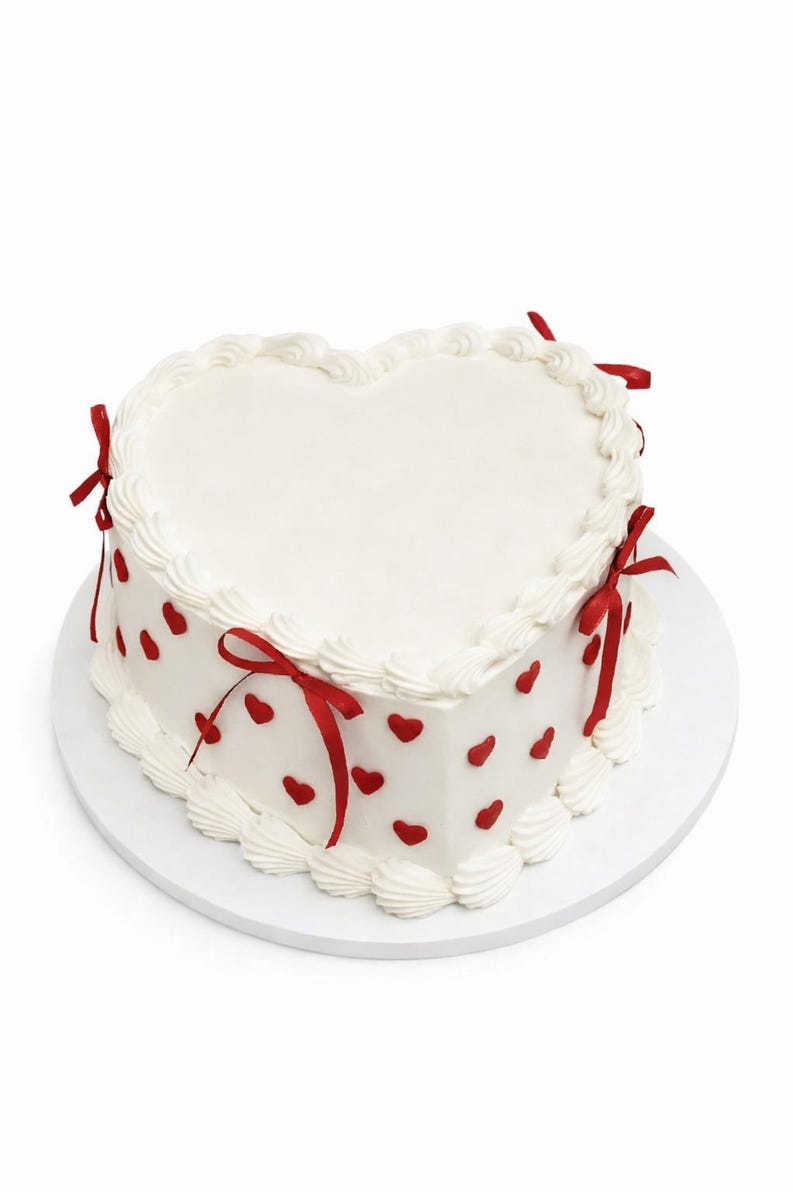 Heart Fake Cake Prop Display & Photoshoot - Etsy