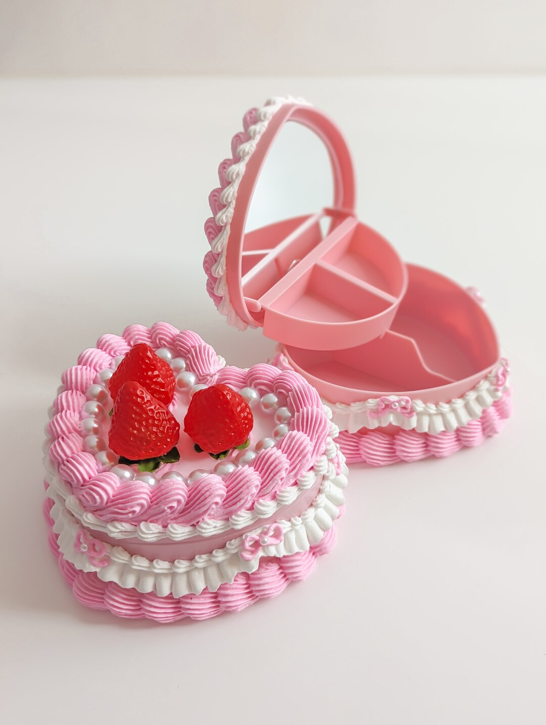 Strawberry Cake Jewellery Box - Etsy