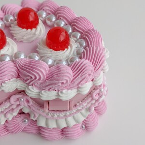 Cake Jewellery Box With Cherries Gift Box - Etsy