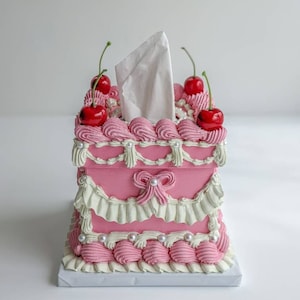 Cake Tissue Box Holder - Etsy