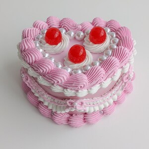 Cake Jewellery Box With Cherries Gift Box - Etsy
