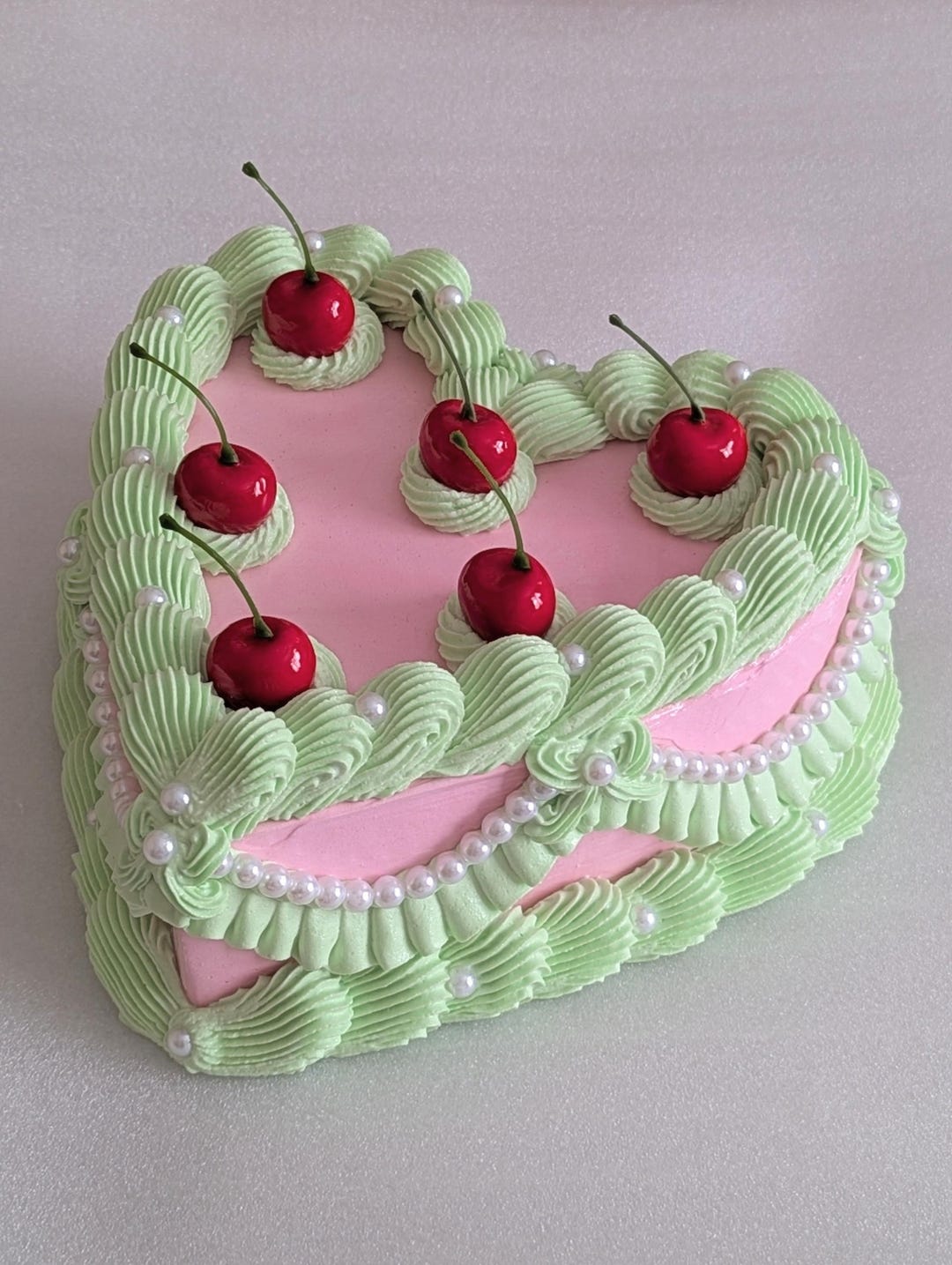 Vintage Heart Fake Cake Prop, Display, Decor - Etsy