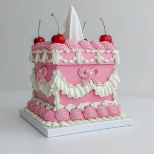 Cake Tissue Box Holder - Etsy