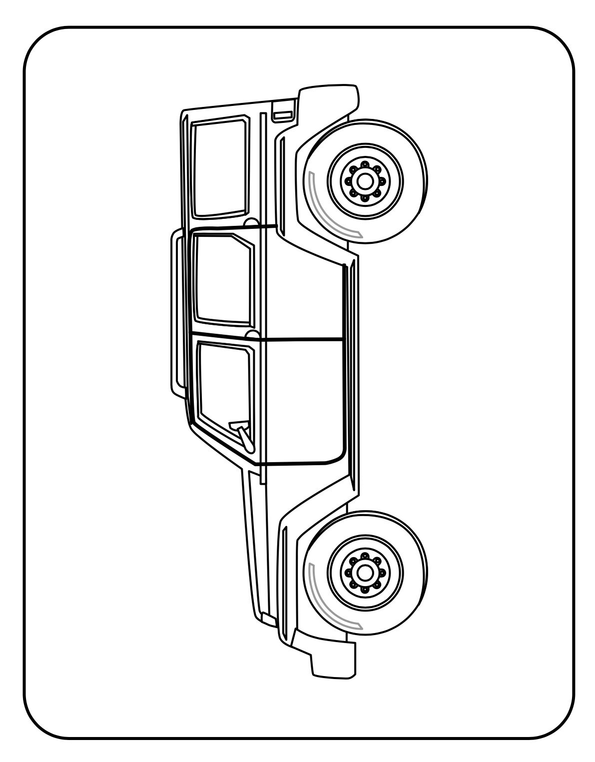 Car Coloring Pages - Etsy