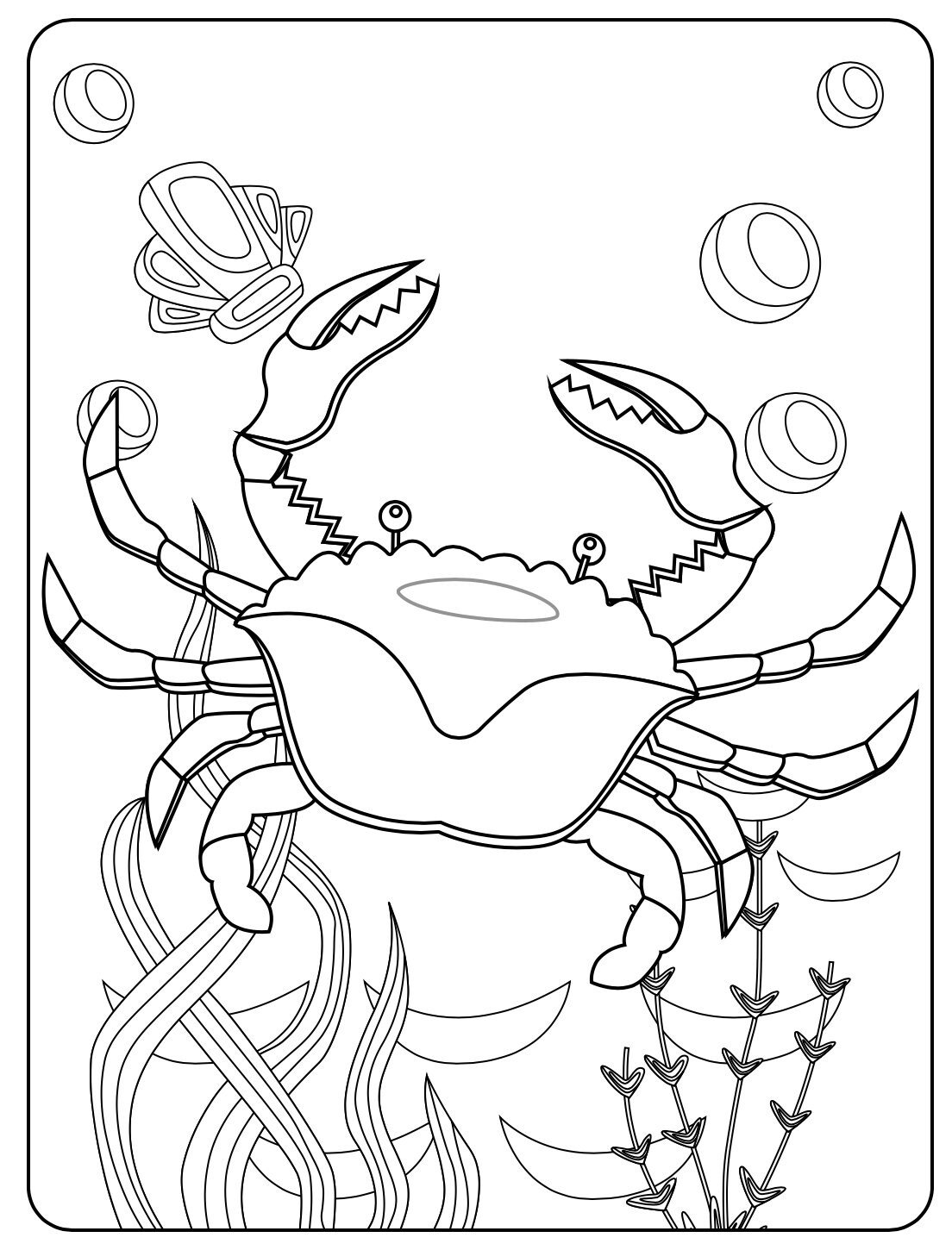 Sea Life Coloring Pages - Etsy