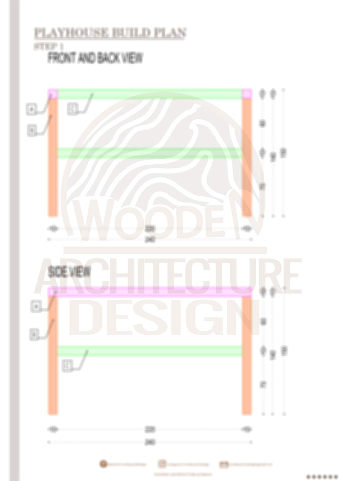 Wooden Playhouse Plans for Kids: DIY Garden House (digital Download) - Etsy