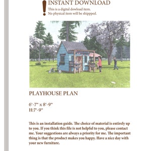 Playhouse Build Plans for Kids, Cottage Playhouse , Do It Yourself With ...