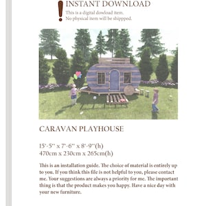 Playhouse Build Plans for Kids Trailer Caravan Playhouse - Etsy Canada
