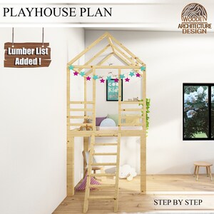 Playhouse Build Plans for Kids, Indoor Playhouse Project, Do It ...