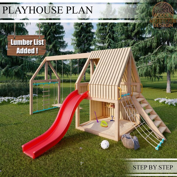 Slide and Swing Plans - Etsy