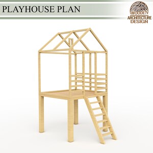 Playhouse Build Plans for Kids, Indoor Playhouse Project, Do It ...