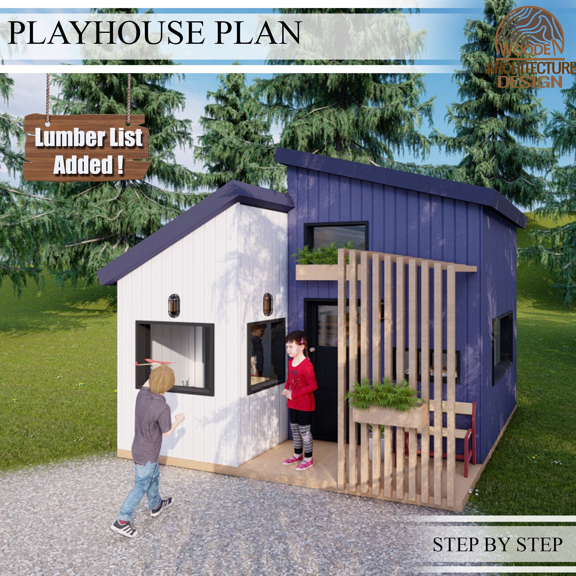 Two Story Playhouse Plans