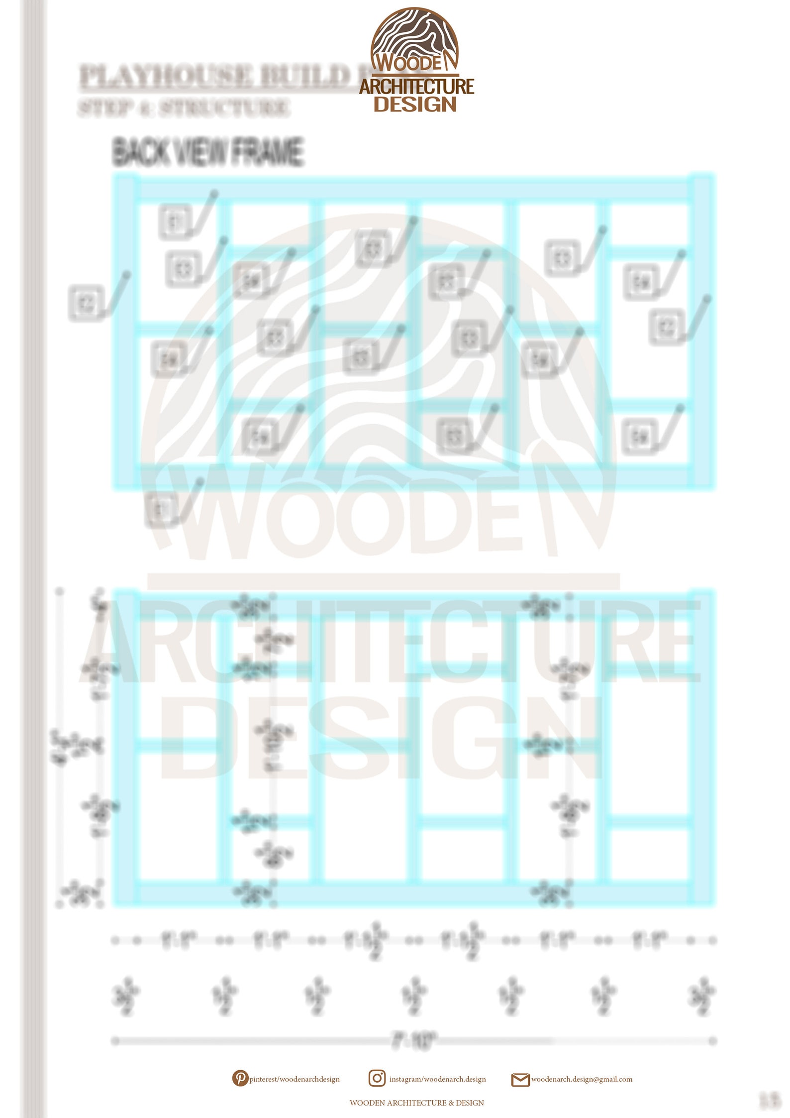 Playhouse Build Plans for Kids Playhouse Plan With Sandbox - Etsy