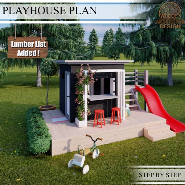 Playhouse Build Plans for Kids Trailer Caravan Playhouse - Etsy Canada
