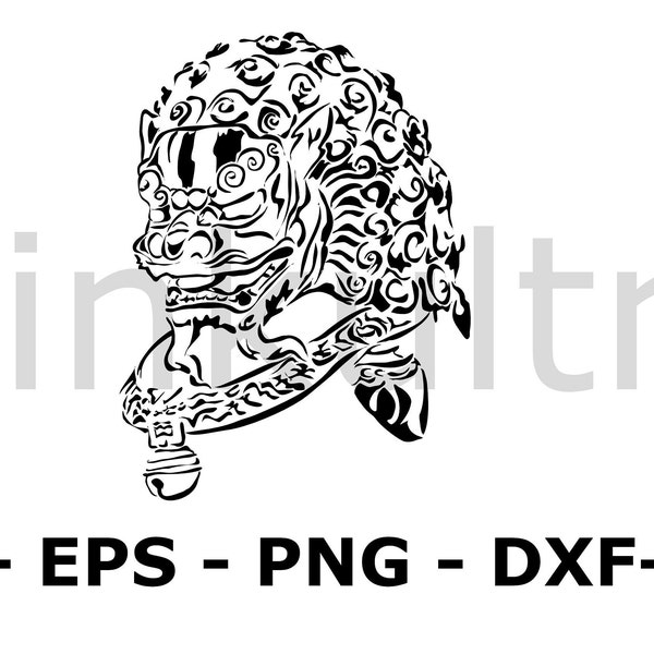 Foo Dog Stencil - Etsy