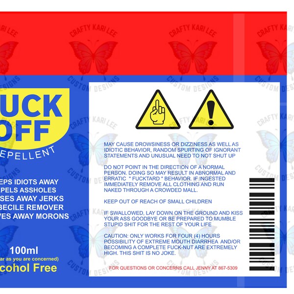 Fuck Off Skinny Tumbler Etsy