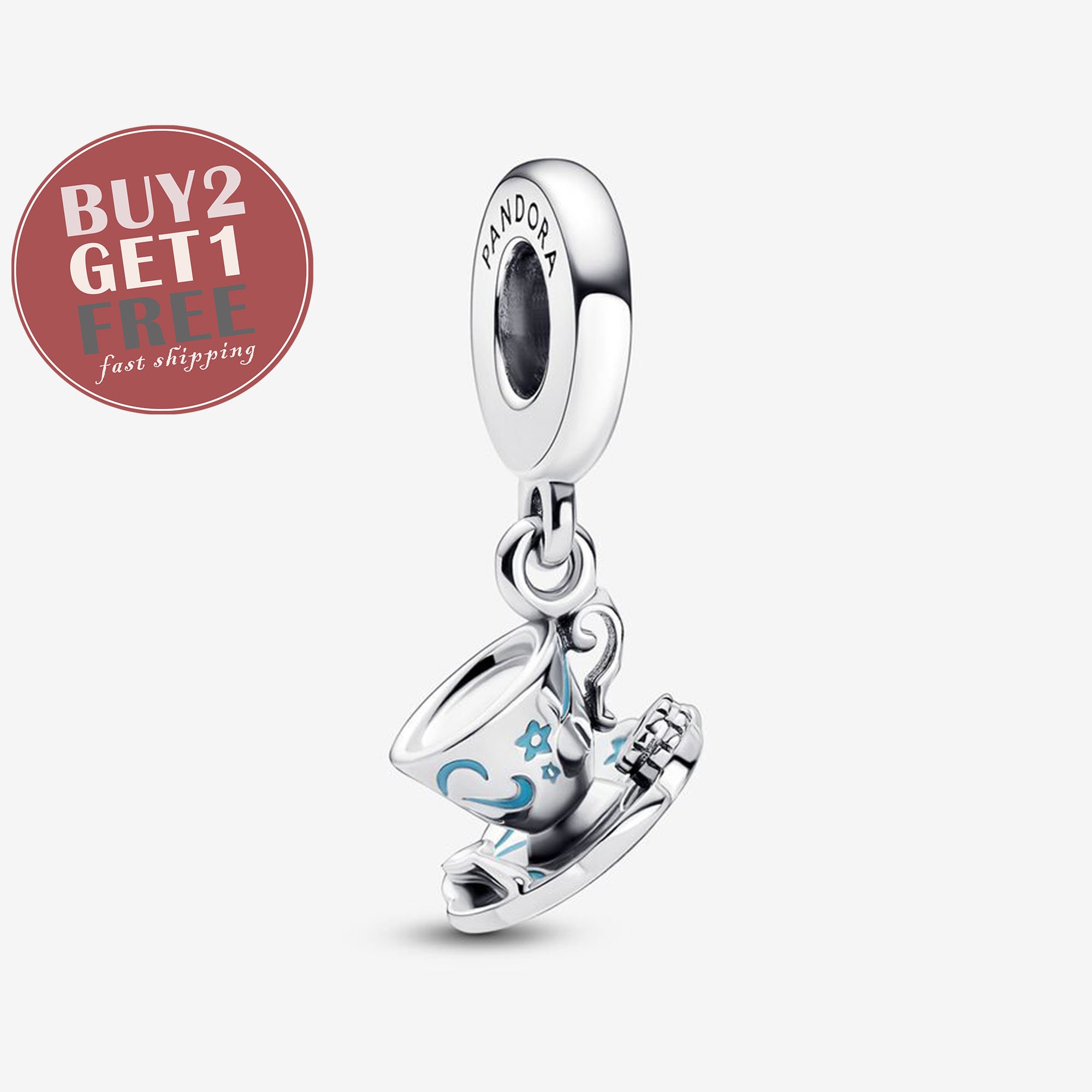 Pandora Tea Cup Charm - Etsy