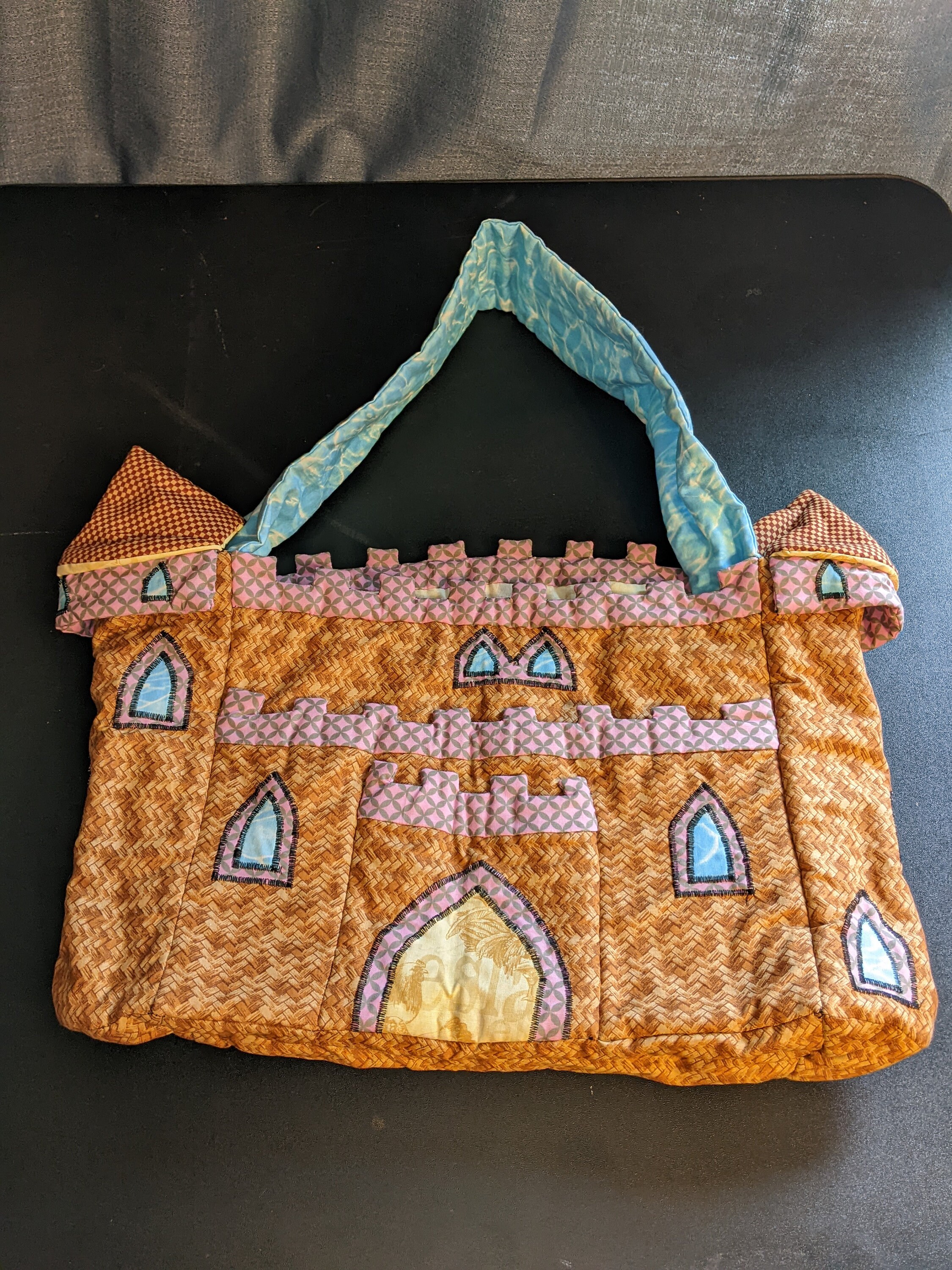 Magical Castle Tote Shoulder Bag, Fairy Tale Tote, Crafter's Tote ...