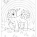 20 Page Rainbow Unicorn Printables Coloring Book - Kids Coloring Pages ...