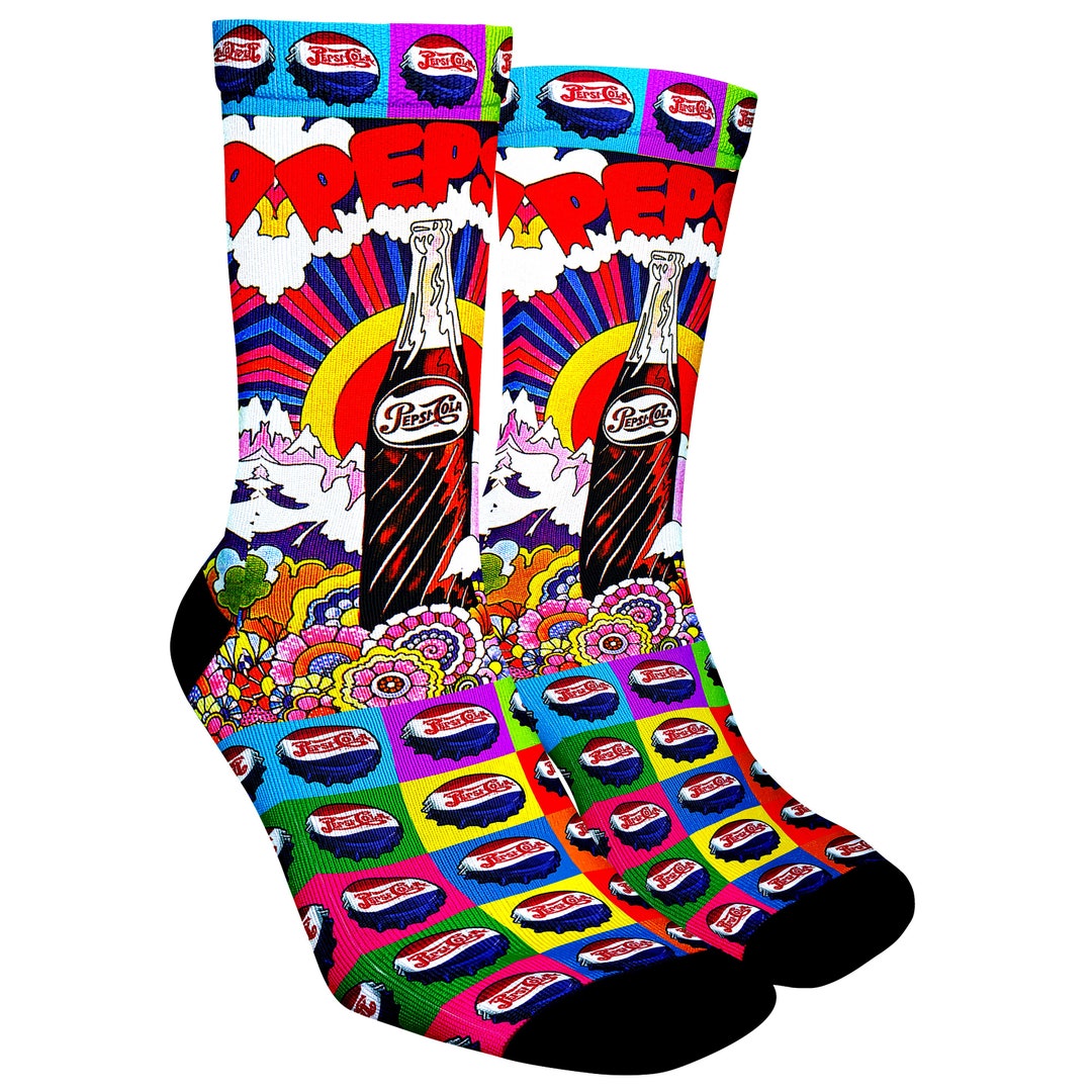 Pepsi Socks - Etsy