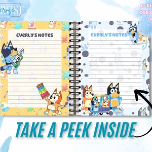 Personalized Bluey Notebook | Bluey Book | Gift Idea | Personalized ...