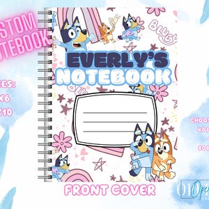 Personalized Bluey Notebook | Bluey Book | Gift Idea | Personalized ...