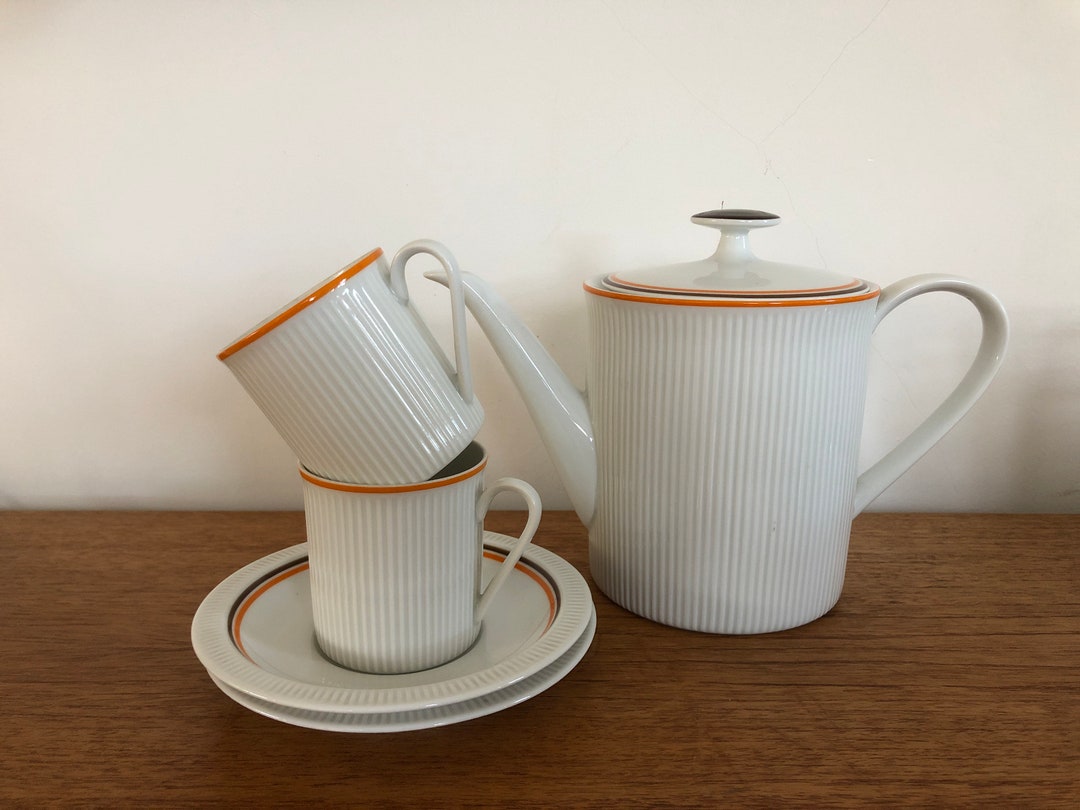 Vintage Porcelain Tea/coffee Set Arzberg Germany Vintage China ...