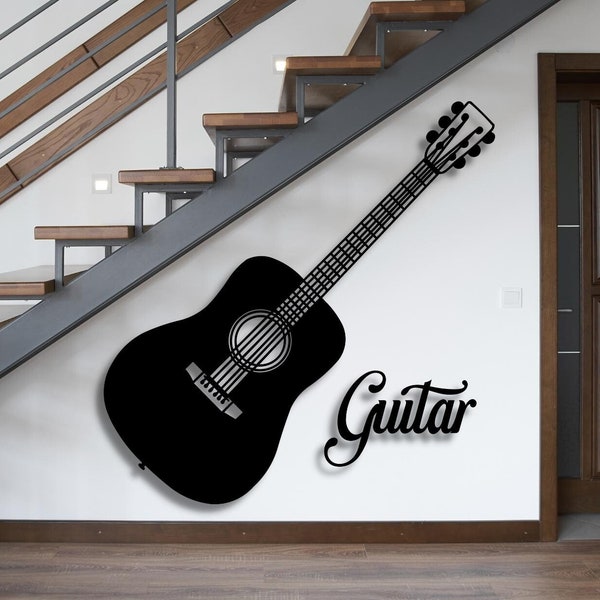 Guitar Wall Decal - Etsy