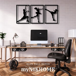 Women Dancing Wall Art, Dancing Girls Wall Decor, Dance Studio Decor ...