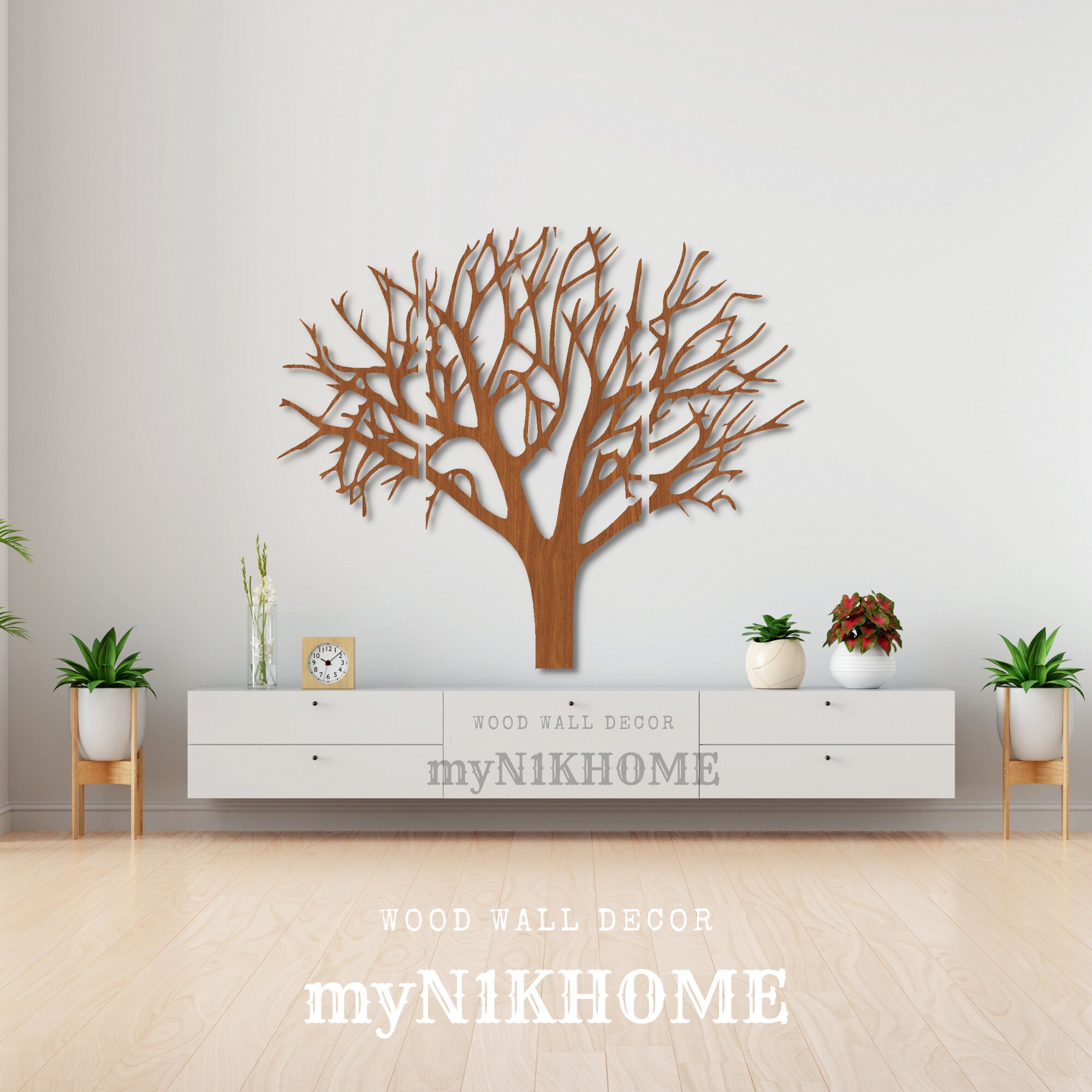 Tree Wood Wall Decor Oak Tree Wood Wall Art Tree of Life - Etsy