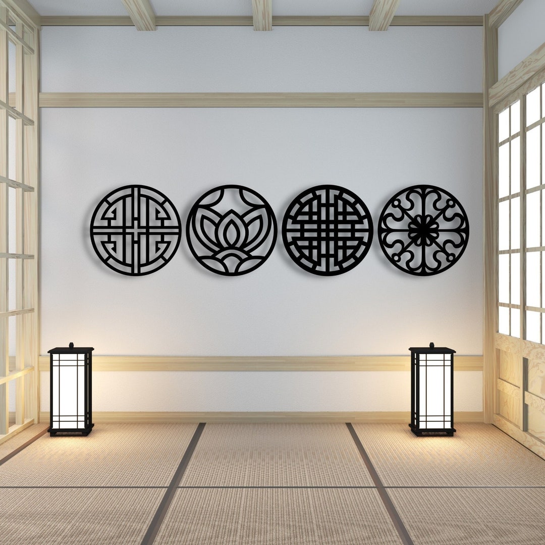 Korean Pattern Wall Decor Korean Traditional Wall Art - Etsy
