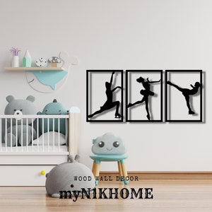 Women Dancing Wall Art, Dancing Girls Wall Decor, Dance Studio Decor ...