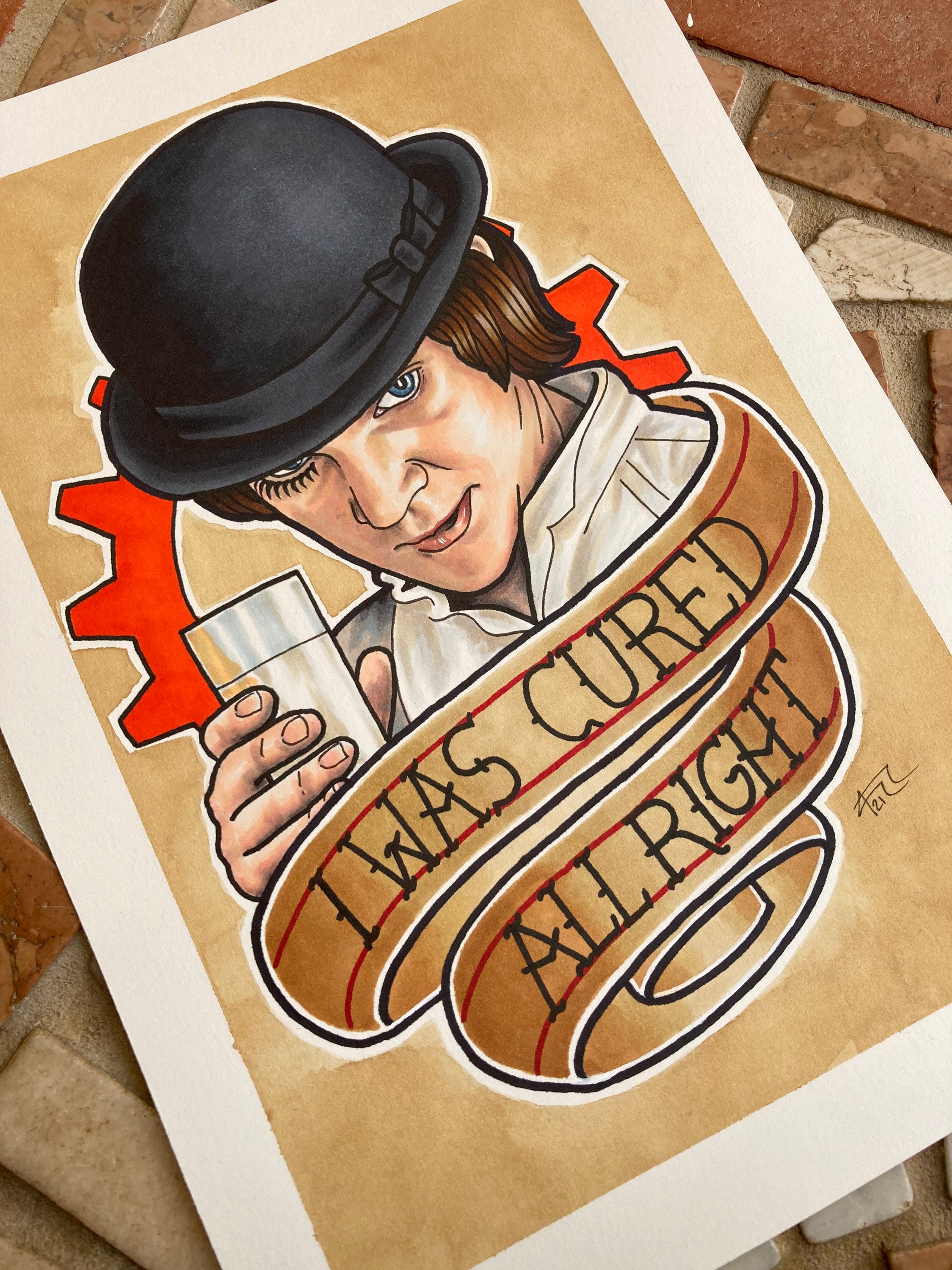 Clockwork Orange Quote Tattoo